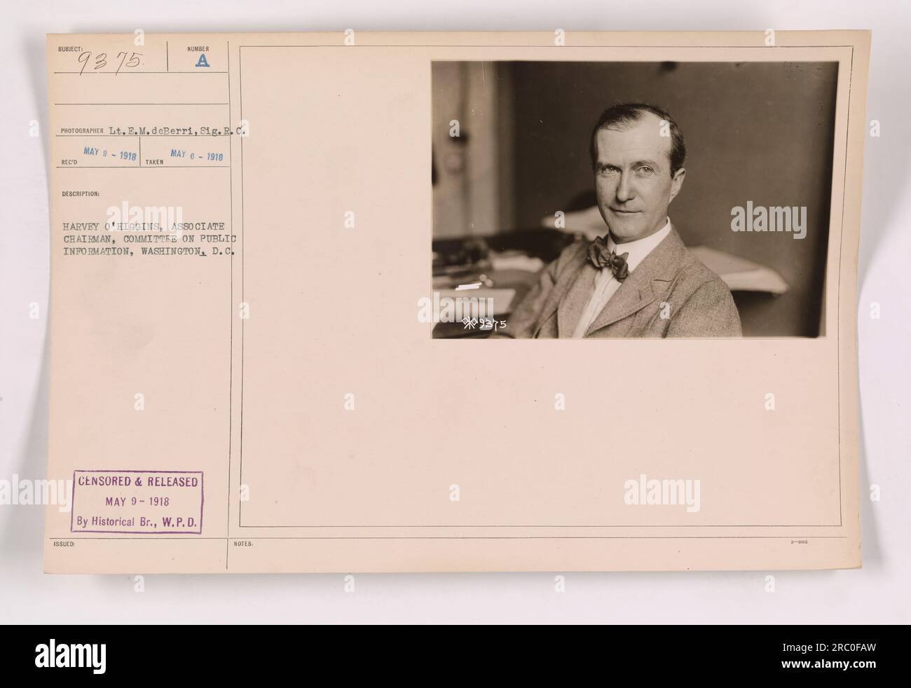 Harvey ohiggins hi-res stock photography and images - Alamy