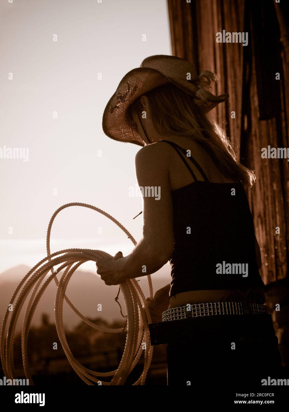 Woman roper boots hi-res stock photography and images - Alamy