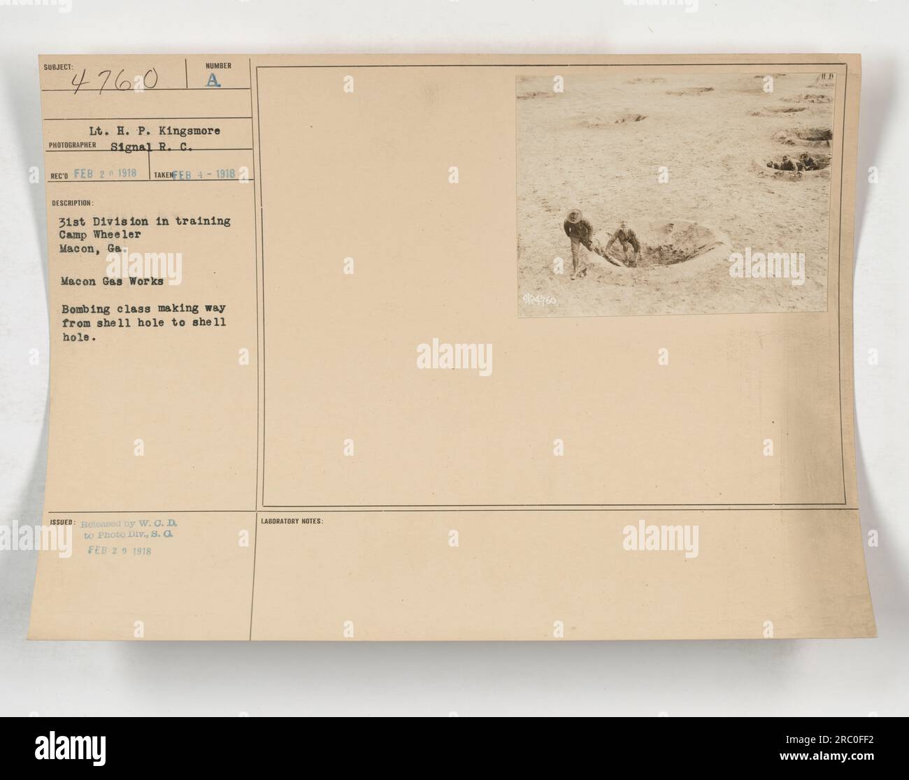 Soldiers from the 31st Division undergo bombing training at Camp ...