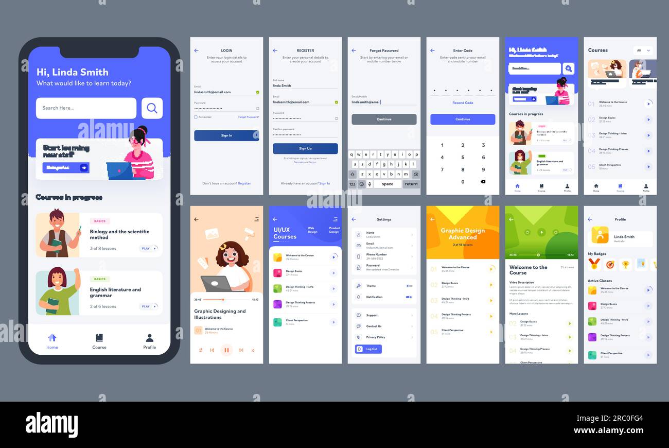 Account detail Stock Vector Images - Alamy