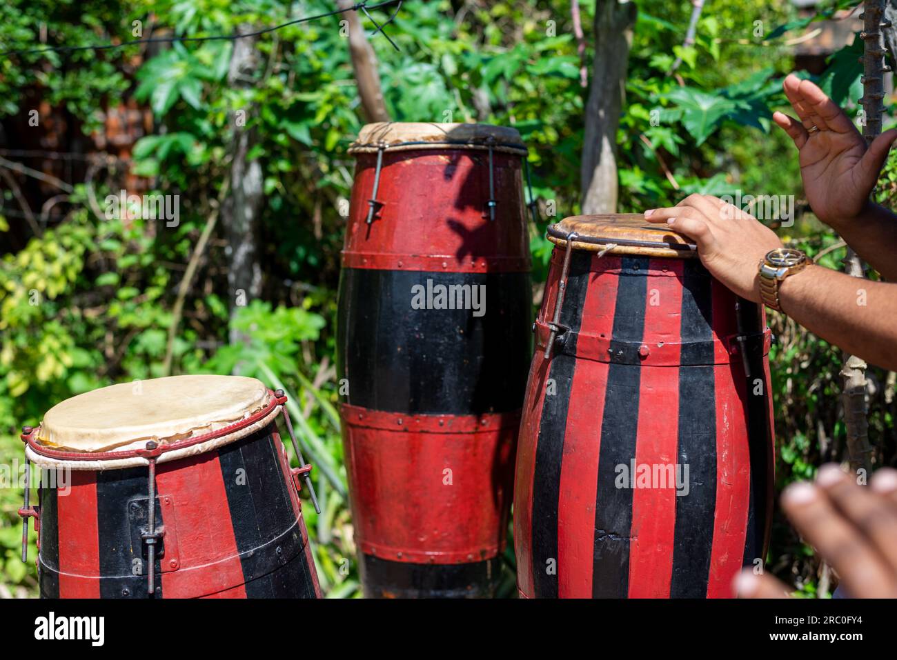 Candomble drum hi-res stock photography and images - Alamy