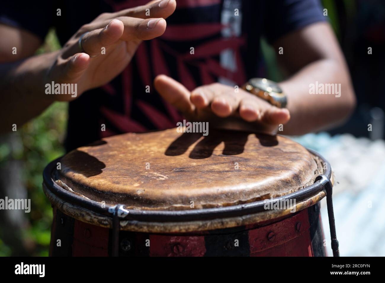 Candomble drum hi-res stock photography and images - Alamy