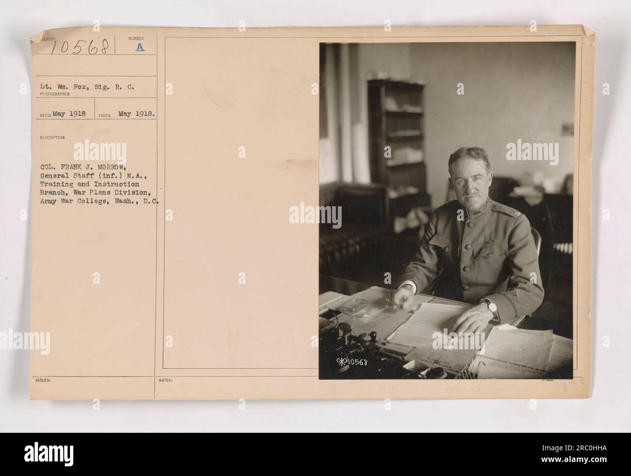 Colonel frank morrow hi-res stock photography and images - Alamy