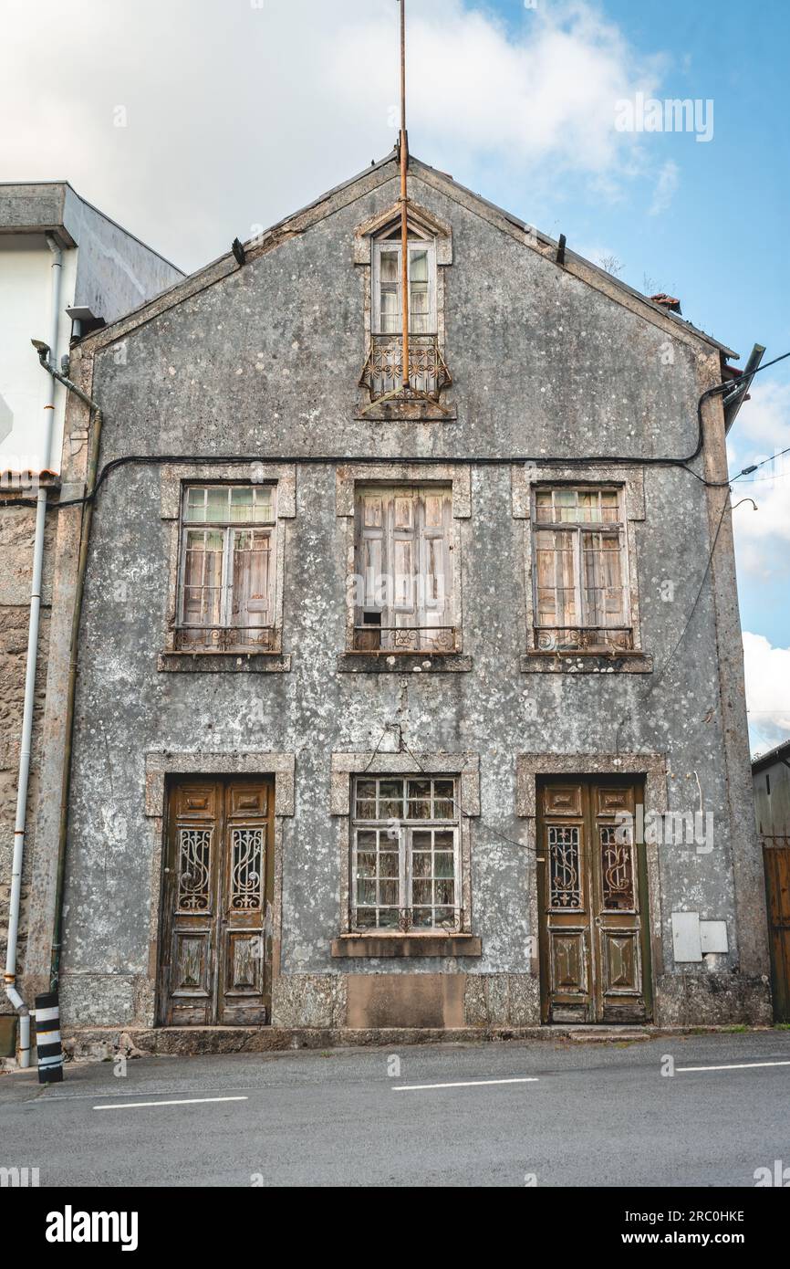 Old rusty building at Braga Portugal Stock Photo - Alamy