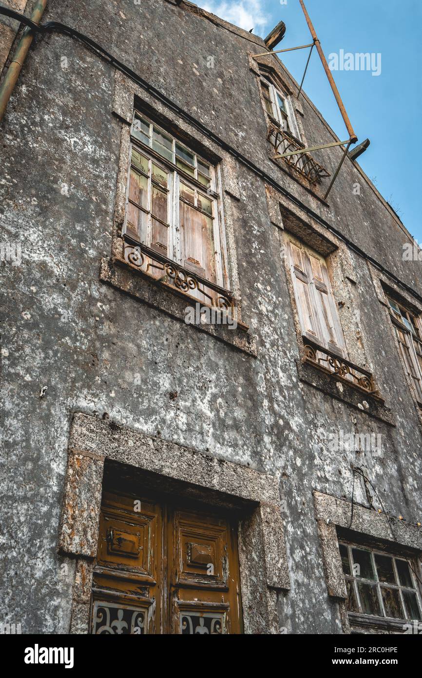 Old rusty building at Braga Portugal Stock Photo - Alamy