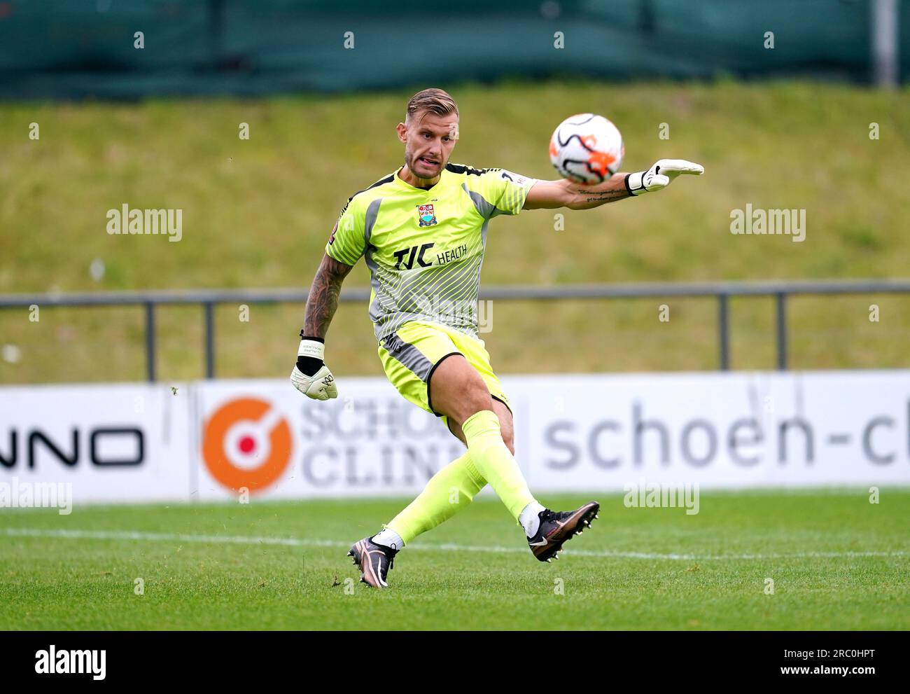 Barnet goalkeeper Laurie Walker during a friendly match at The Hive ...