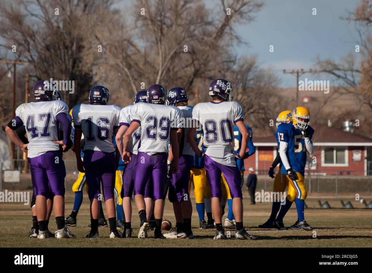 High School Football Stock Photo - Alamy