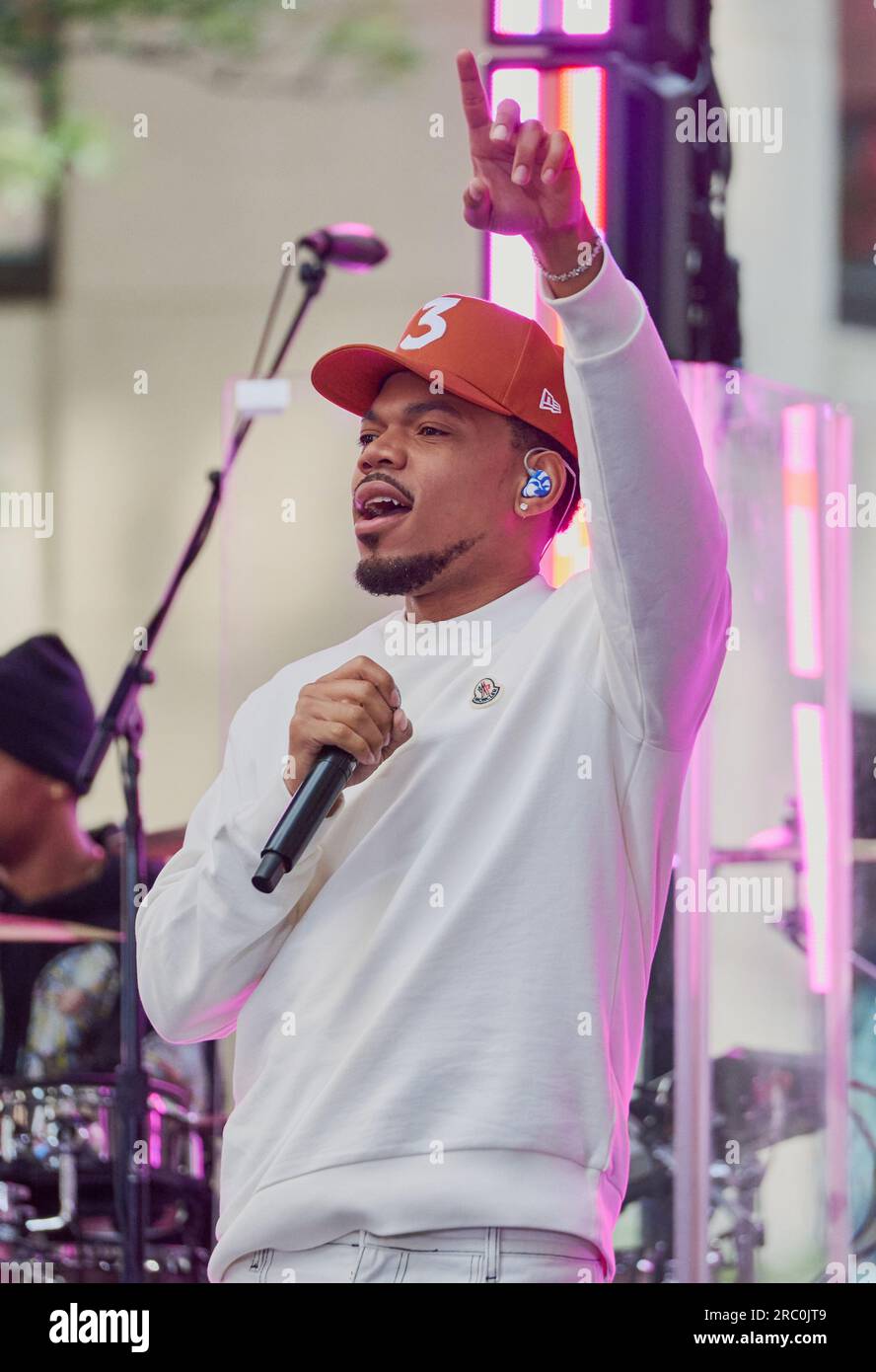 NEW YORK, NY, USA - JUNE 15, 2023: Chance the Rapper Performs on NBC's ...