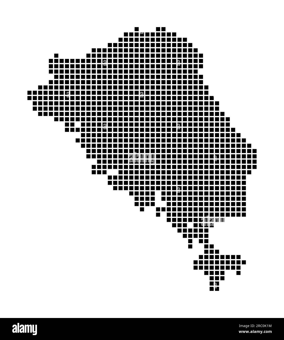Colon Island map. Map of Colon Island in dotted style. Borders of the ...