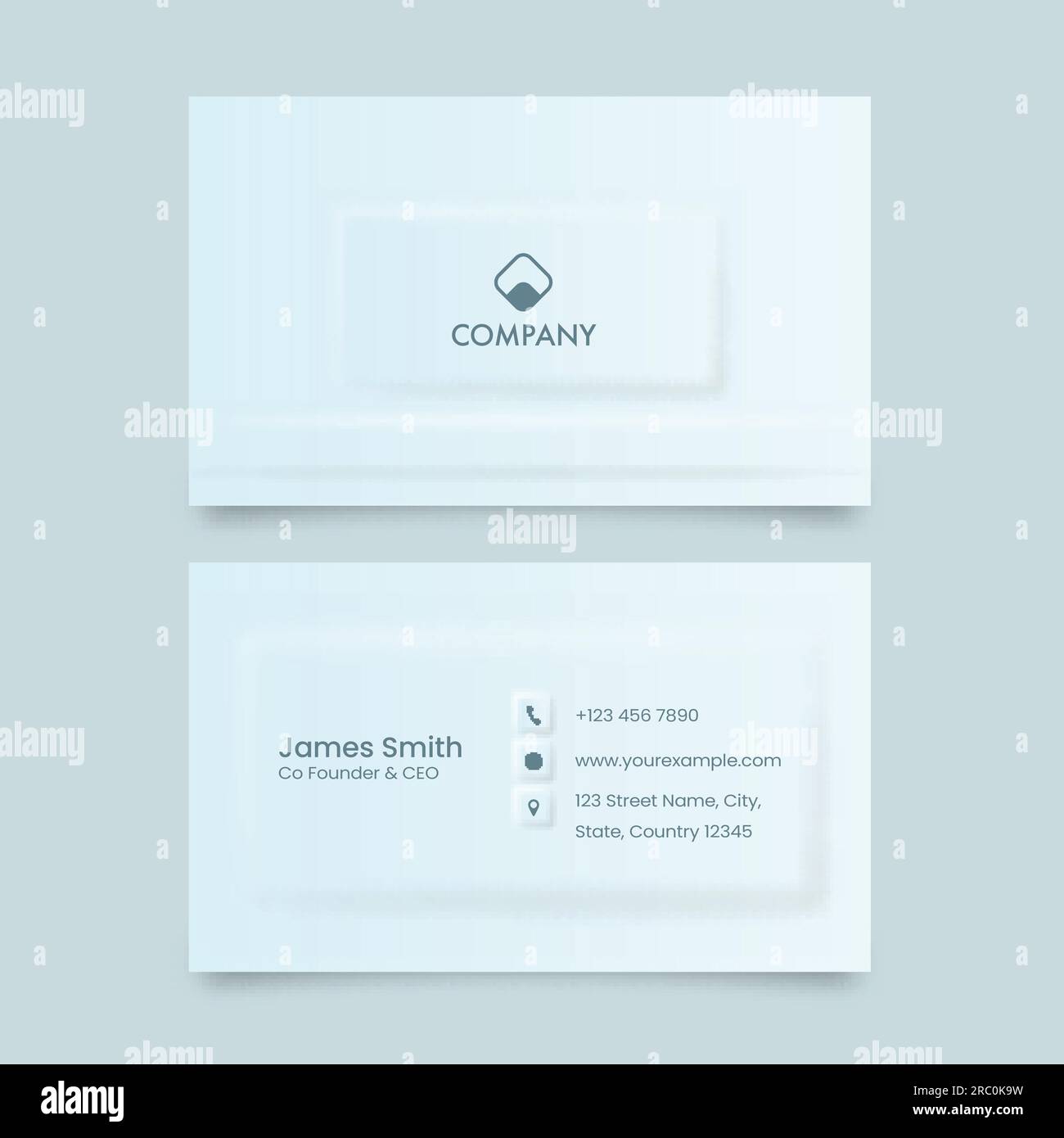 Editable visiting card hi-res stock photography and images - Alamy