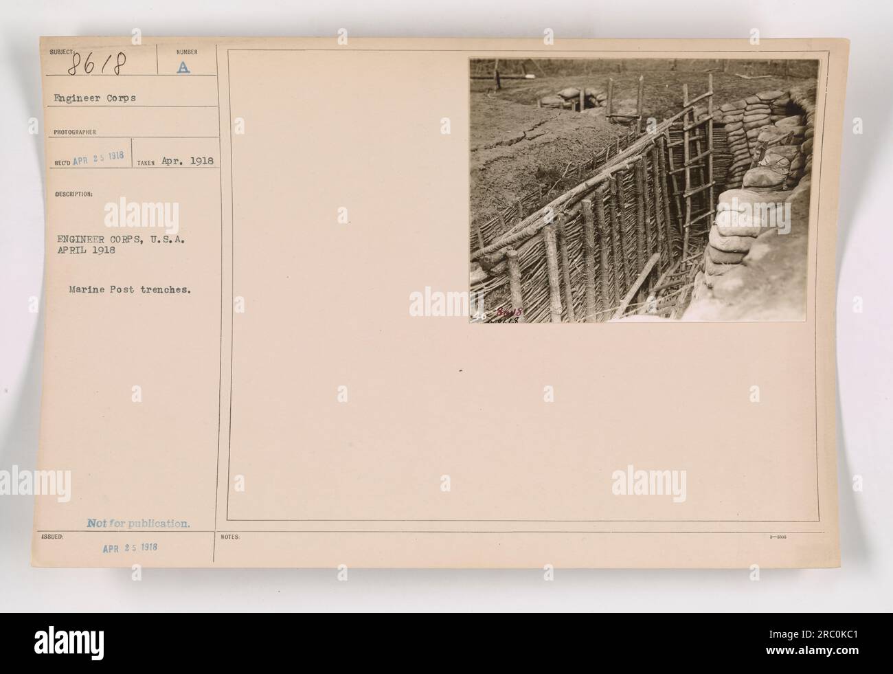 At Marine Post, American soldiers in the Engineer Corps take cover in ...