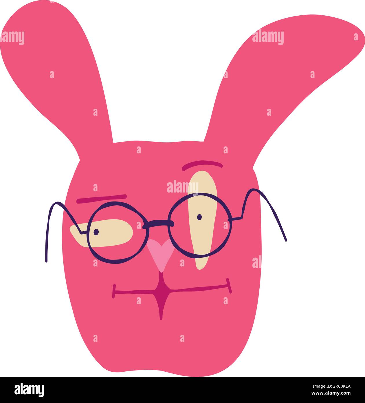 Bizarre bunny Stock Vector Images - Alamy