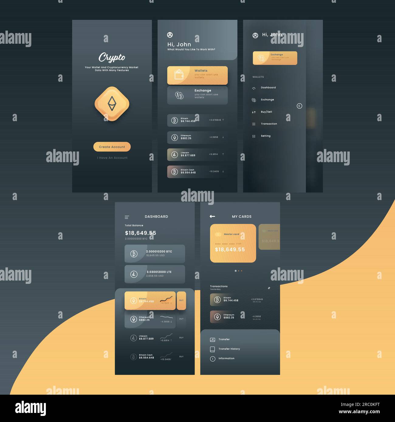 Visual screens Stock Vector Images - Alamy