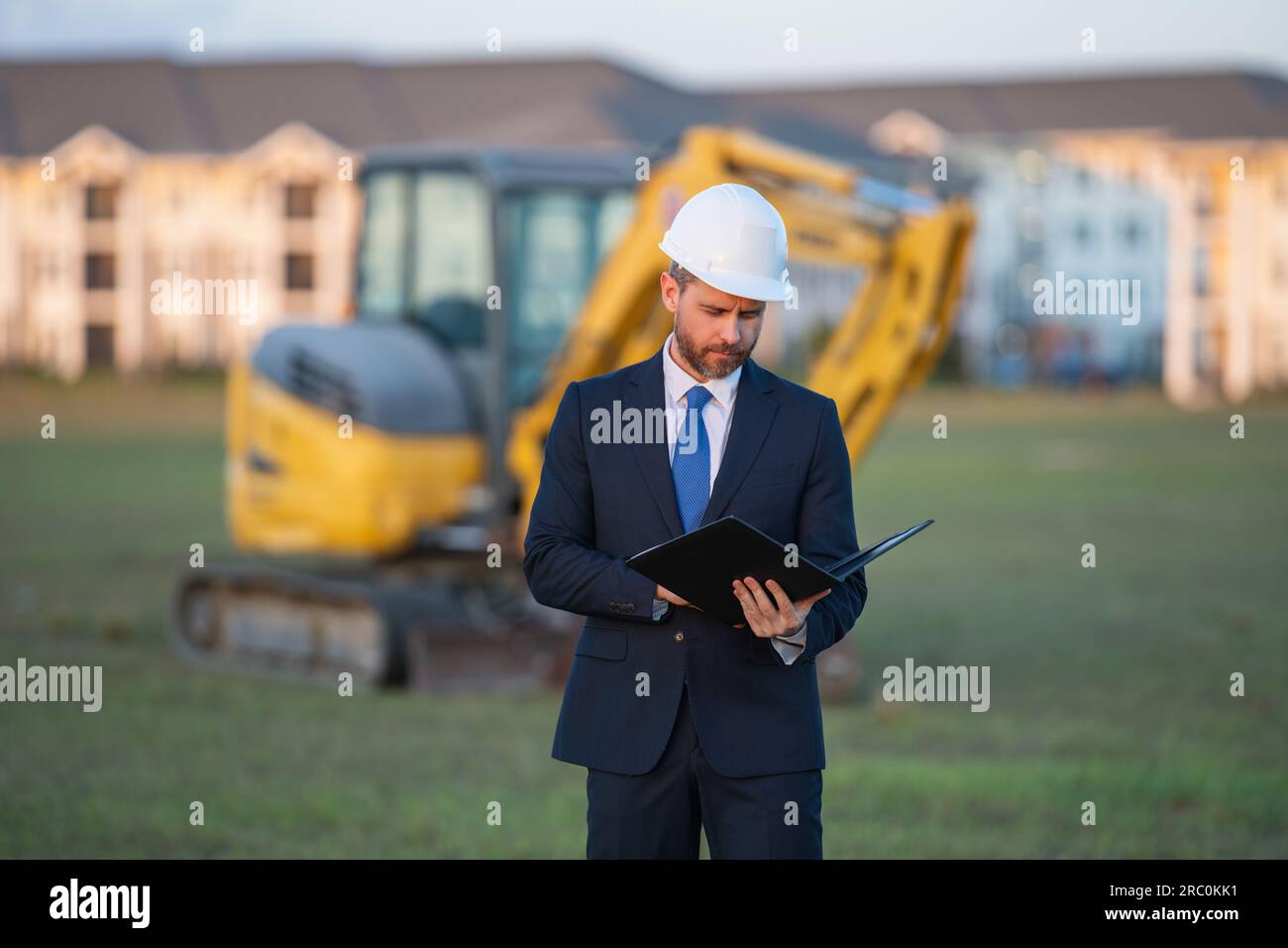 Confident male machinery expert hi-res stock photography and images - Alamy