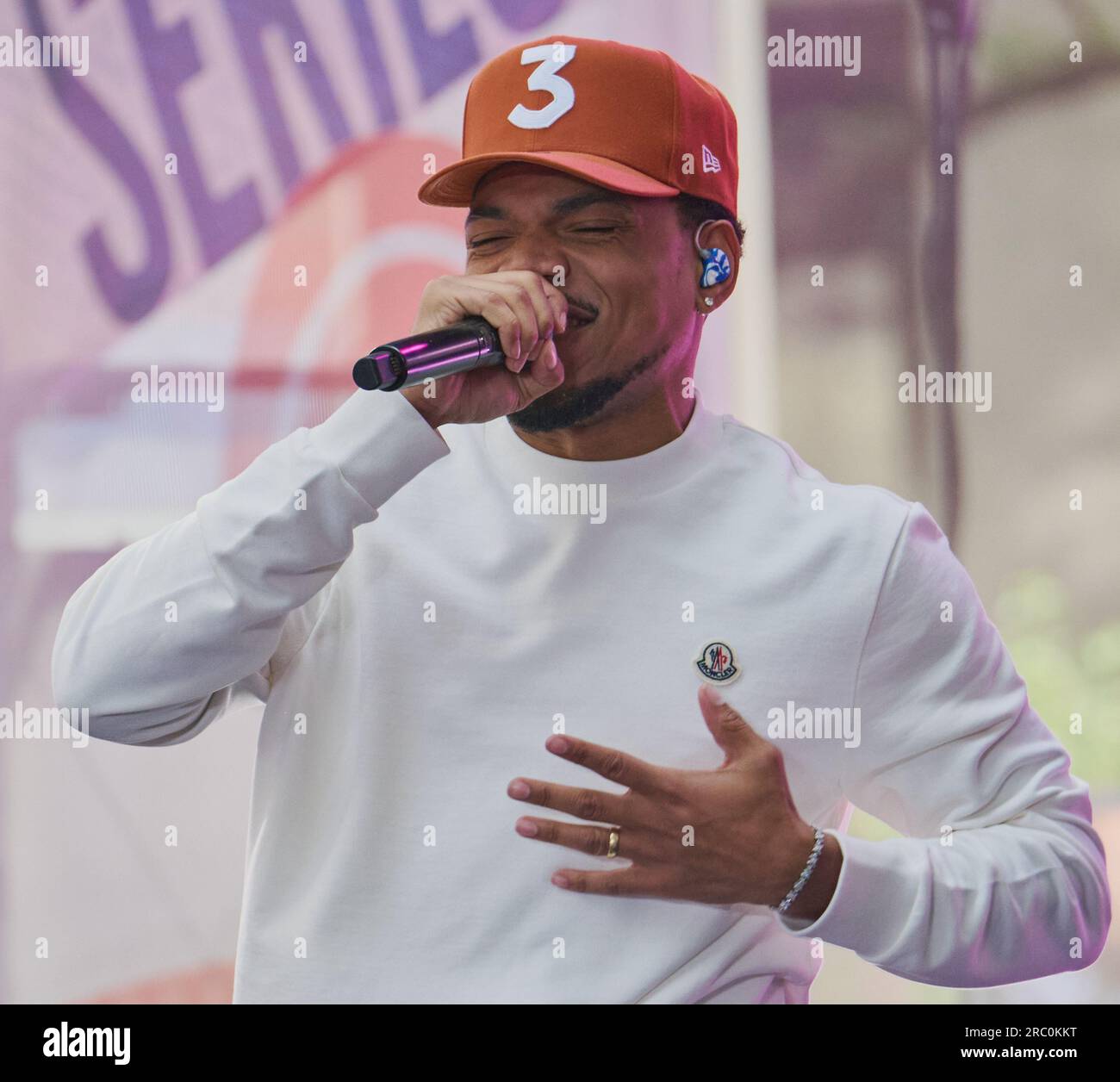 NEW YORK, NY, USA - JUNE 15, 2023: Chance the Rapper Performs on NBC's ...