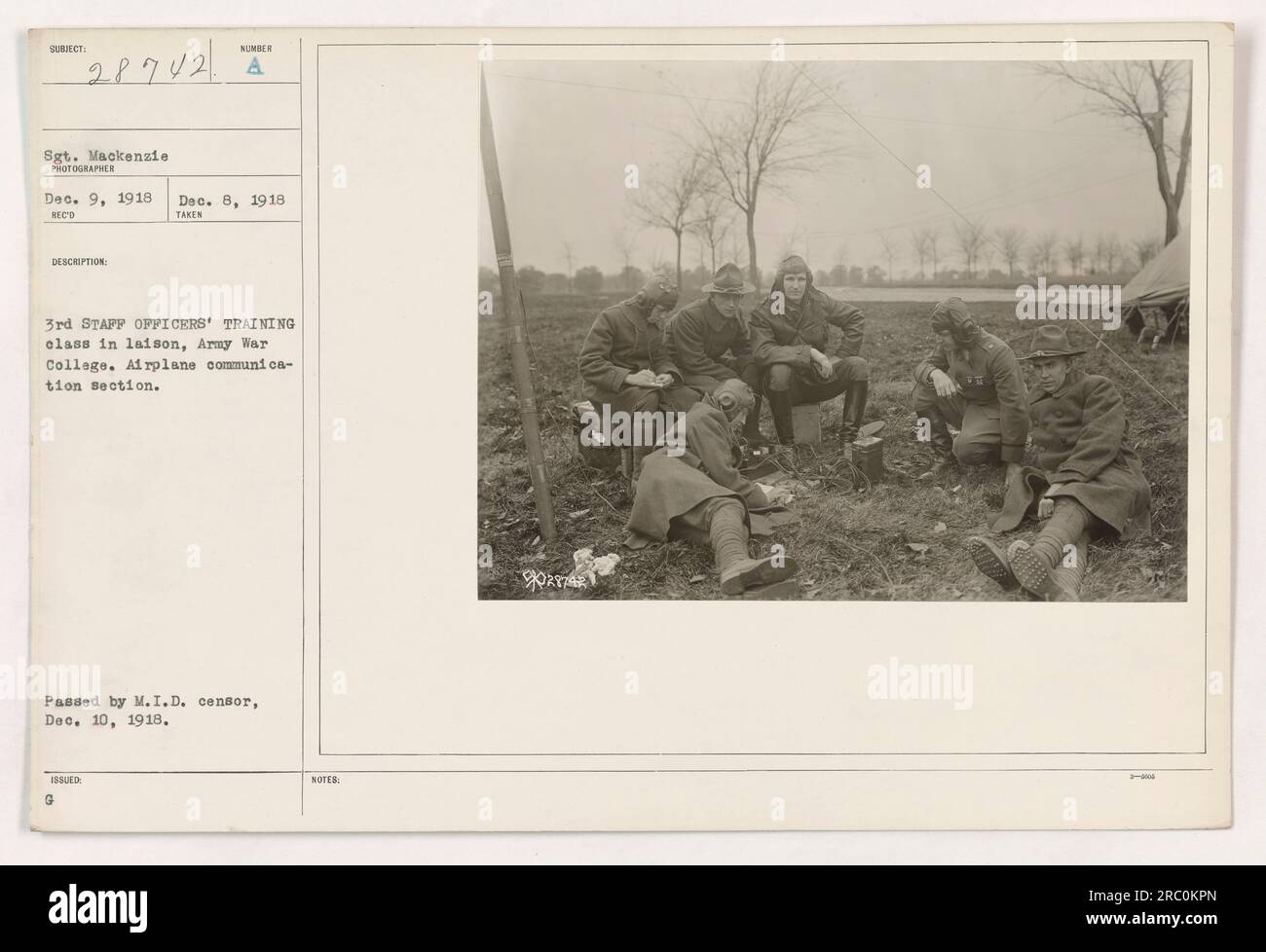 Sgt mackenzie photograph hi-res stock photography and images - Alamy