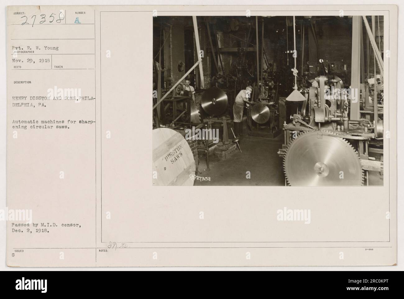 Sharpening circular saws hi-res stock photography and images - Alamy