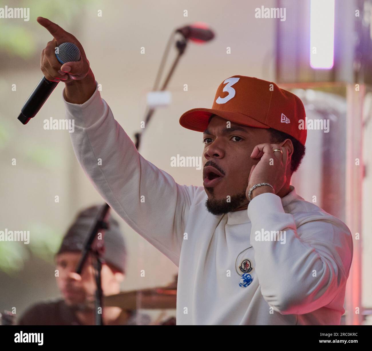 NEW YORK, NY, USA - JUNE 15, 2023: Chance the Rapper Performs on NBC's ...