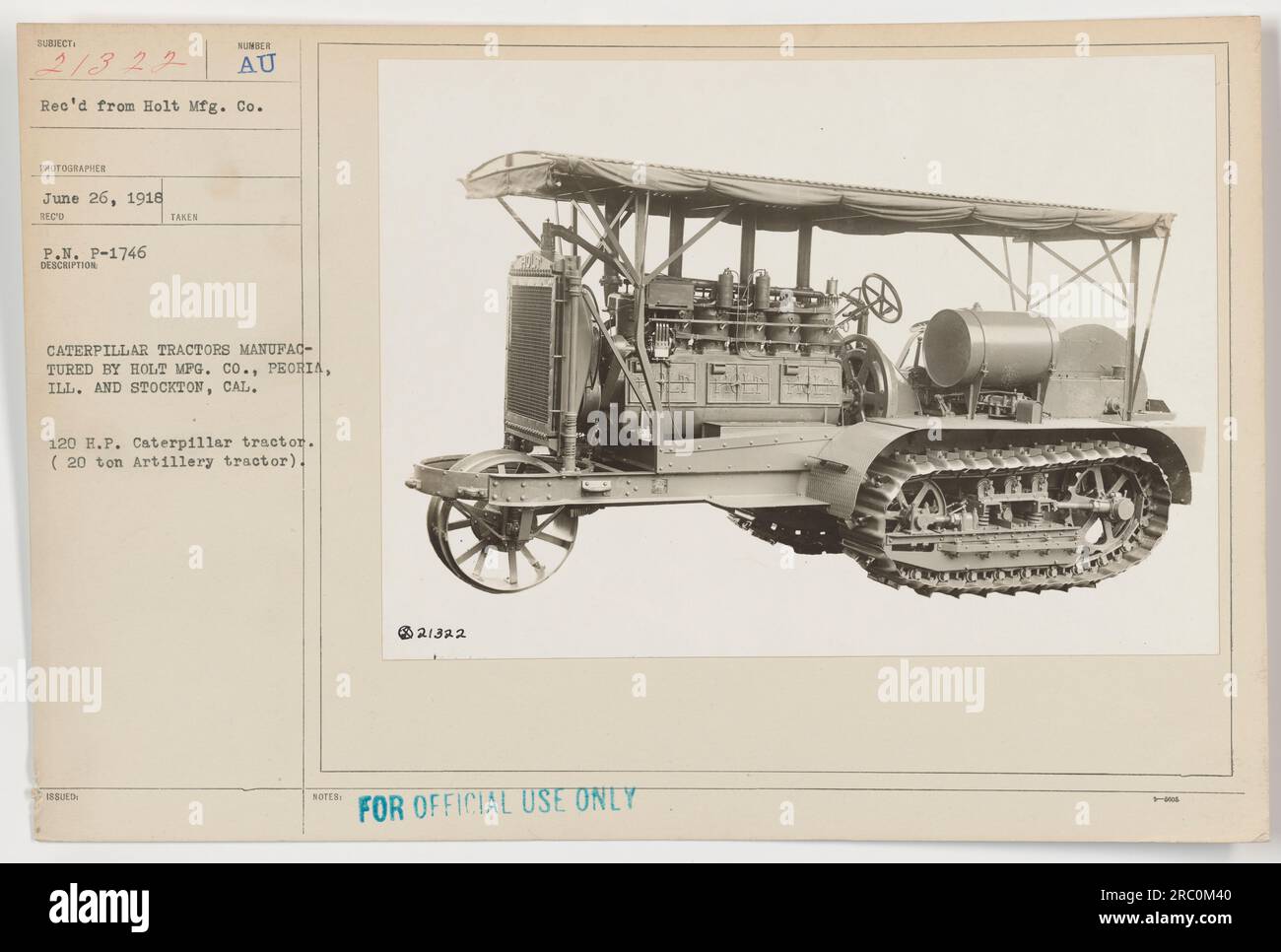 20 ton artillery tractor hi-res stock photography and images - Alamy