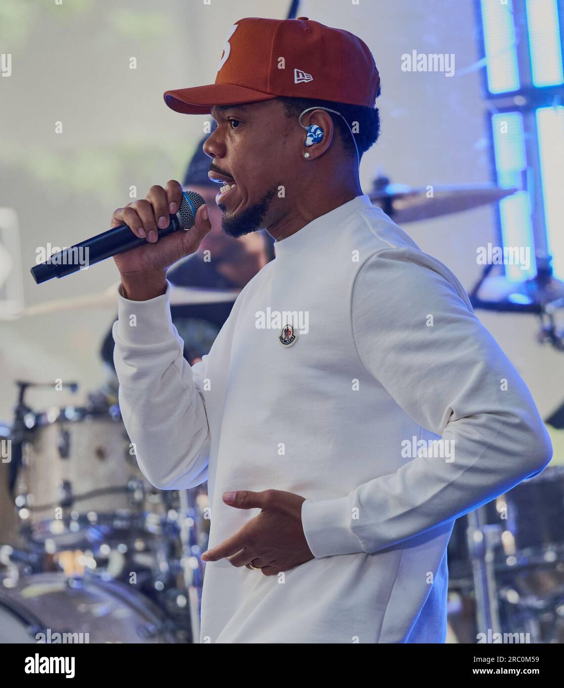 NEW YORK, NY, USA - JUNE 15, 2023: Chance the Rapper Performs on NBC's ...