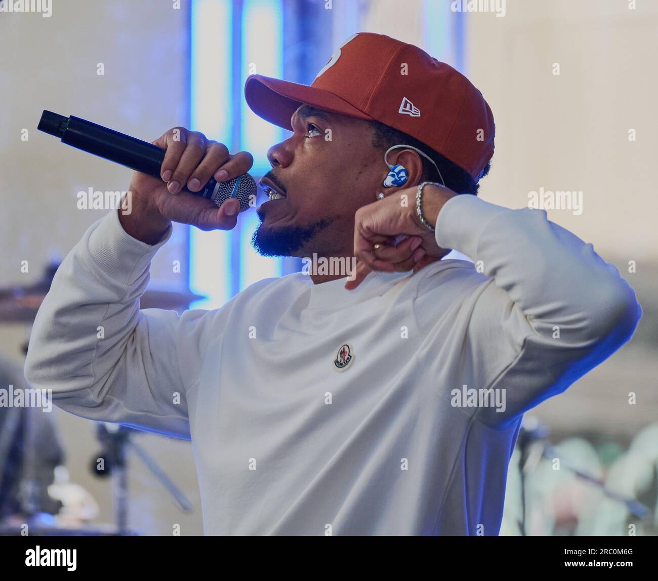NEW YORK, NY, USA - JUNE 15, 2023: Chance the Rapper Performs on NBC's ...