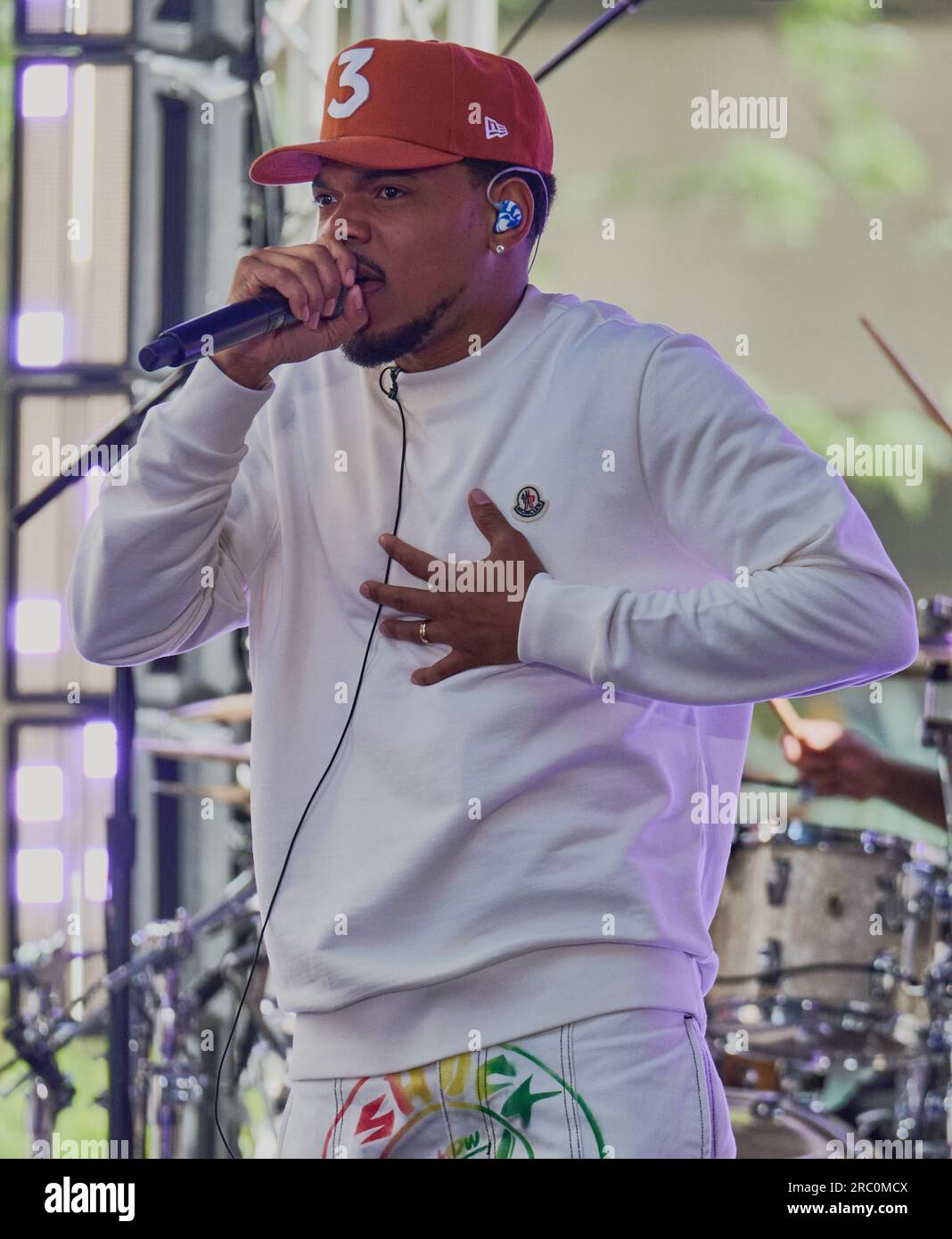 NEW YORK, NY, USA - JUNE 15, 2023: Chance the Rapper Performs on NBC's ...