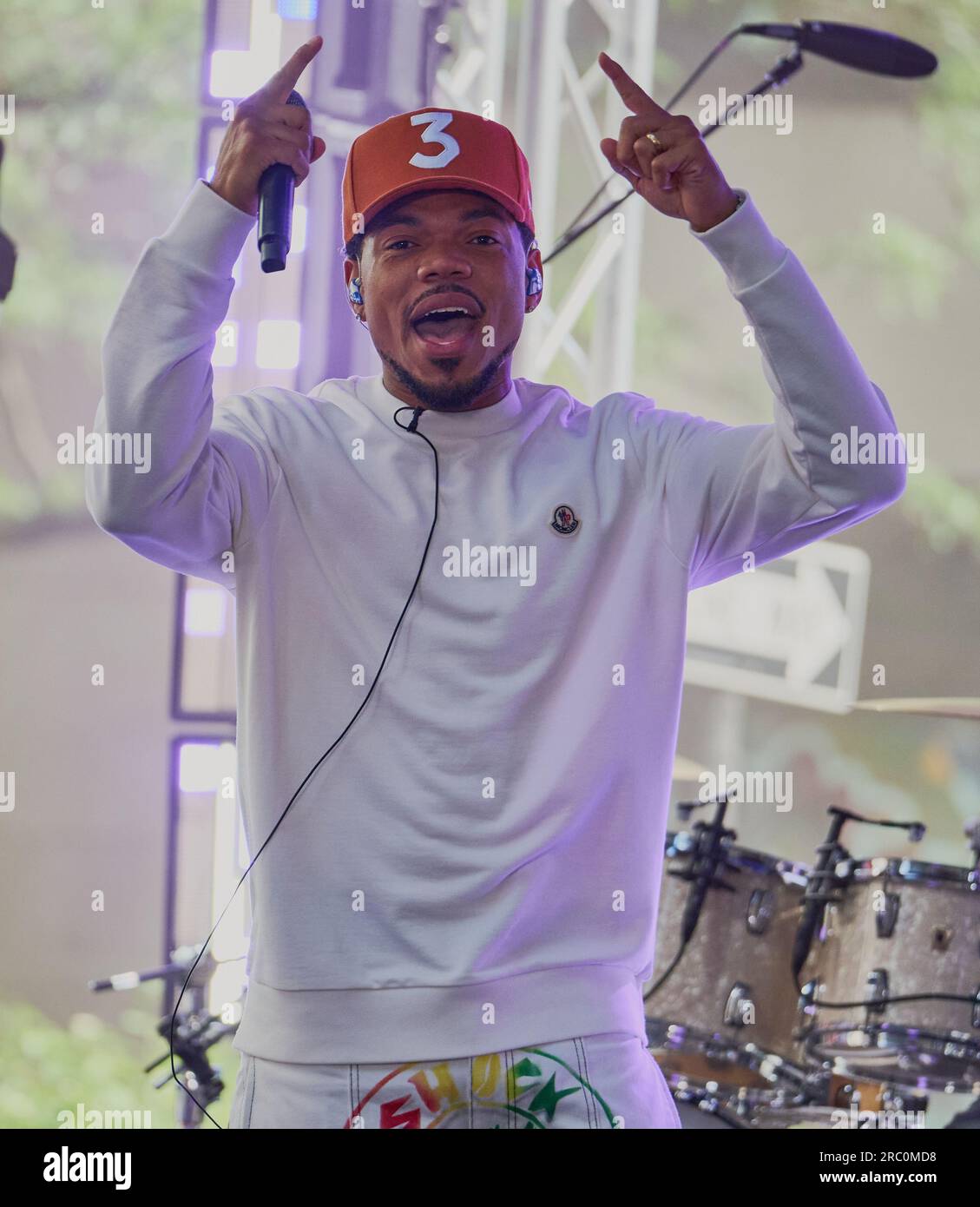 NEW YORK, NY, USA - JUNE 15, 2023: Chance the Rapper Performs on NBC's ...