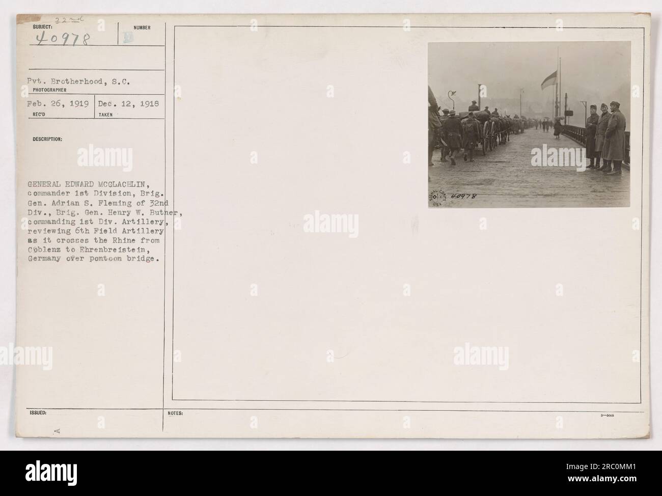 Brig gen adrian s fleming hi-res stock photography and images - Alamy