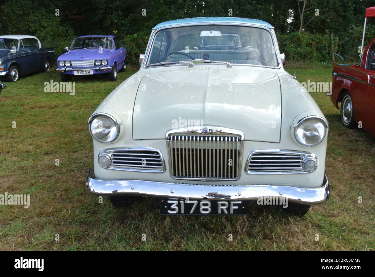 A 1960 Sunbeam Rapier parked on display at the 48th Historic Vehicle ...