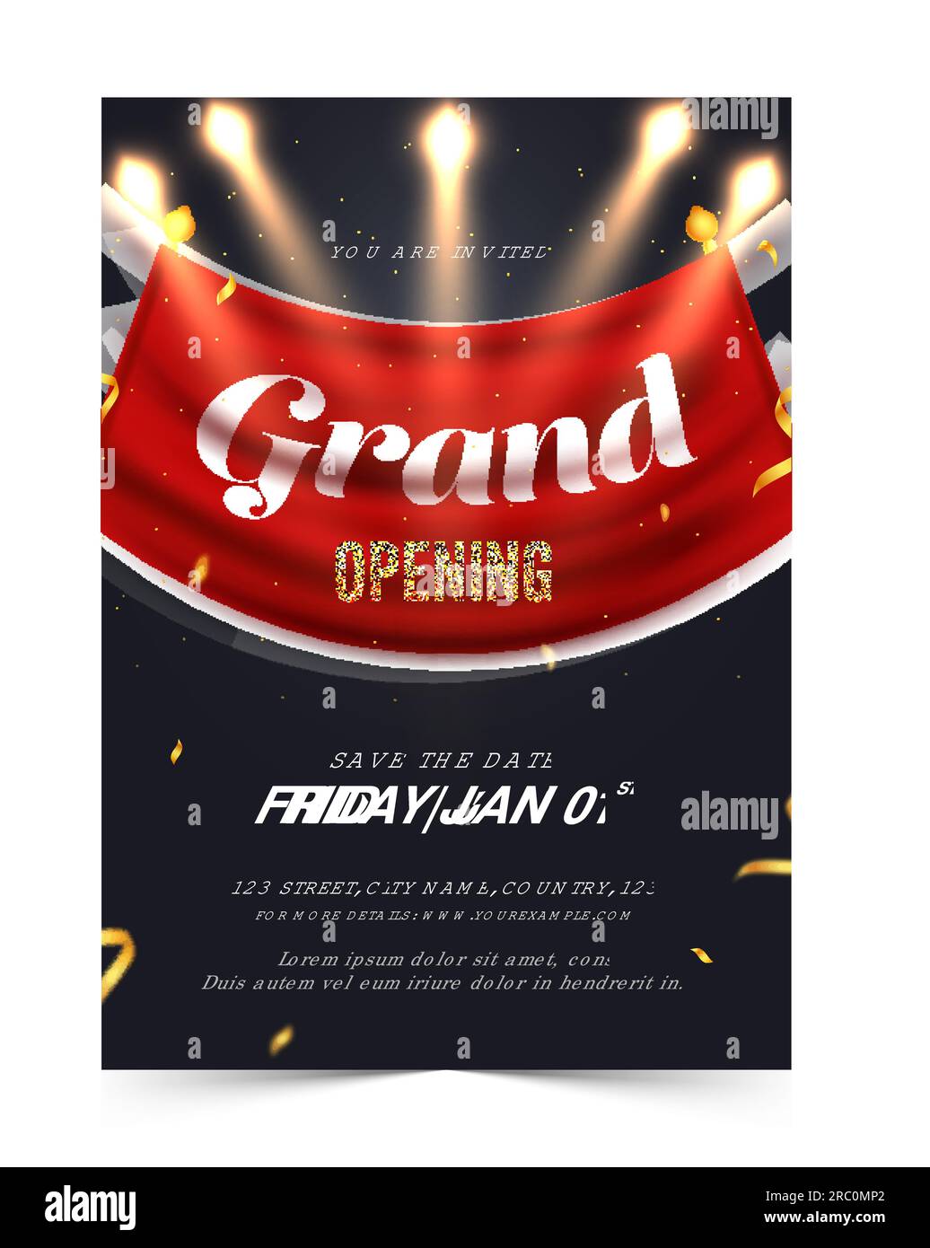 Grand Opening Poster Template