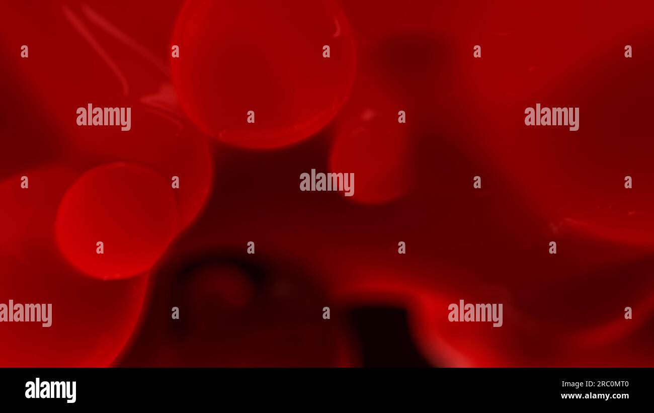 lava lamp red dense amorphic elements bokeh backdrop - abstract 3D ...