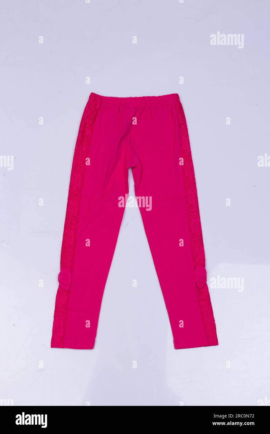 Clothe cloth small kids children outfits display Stock Photo - Alamy