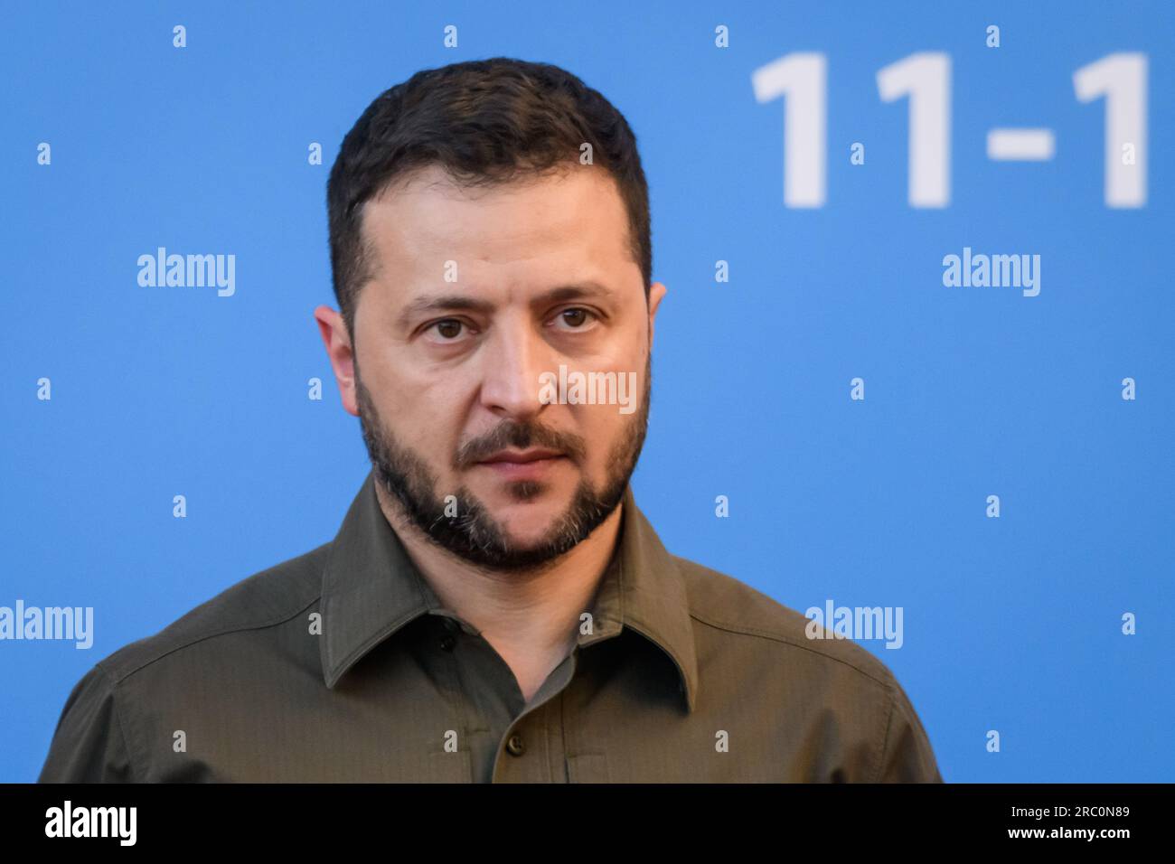 Volodymyr zelensky nato summit 2023 hi-res stock photography and images ...