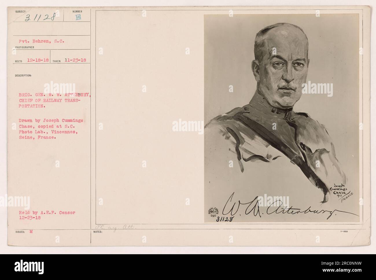 Brig gen w w atterbury hi-res stock photography and images - Alamy