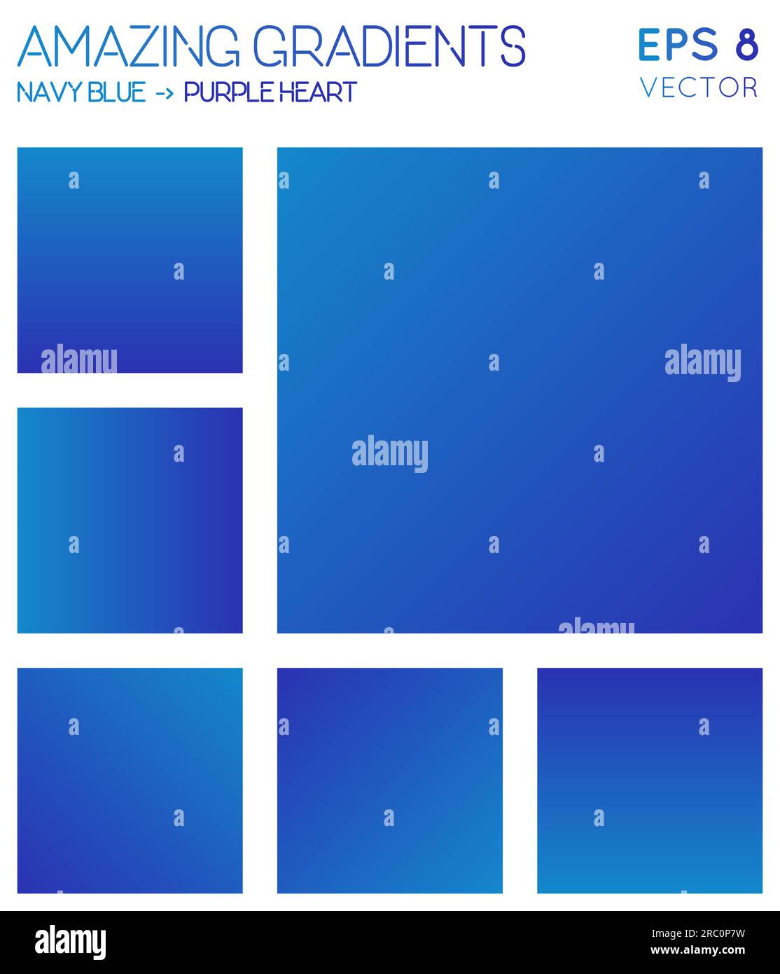 Colorful gradients in navy blue, purple heart color tones. Actual ...