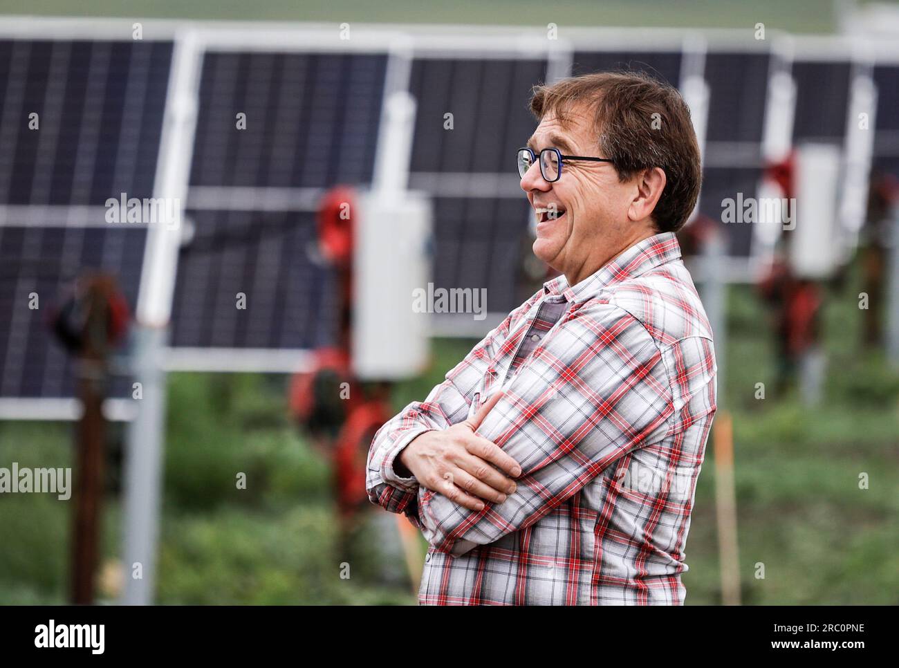 Drumheller, Canada. 11th July, 2023. Minister of Natural Resources ...