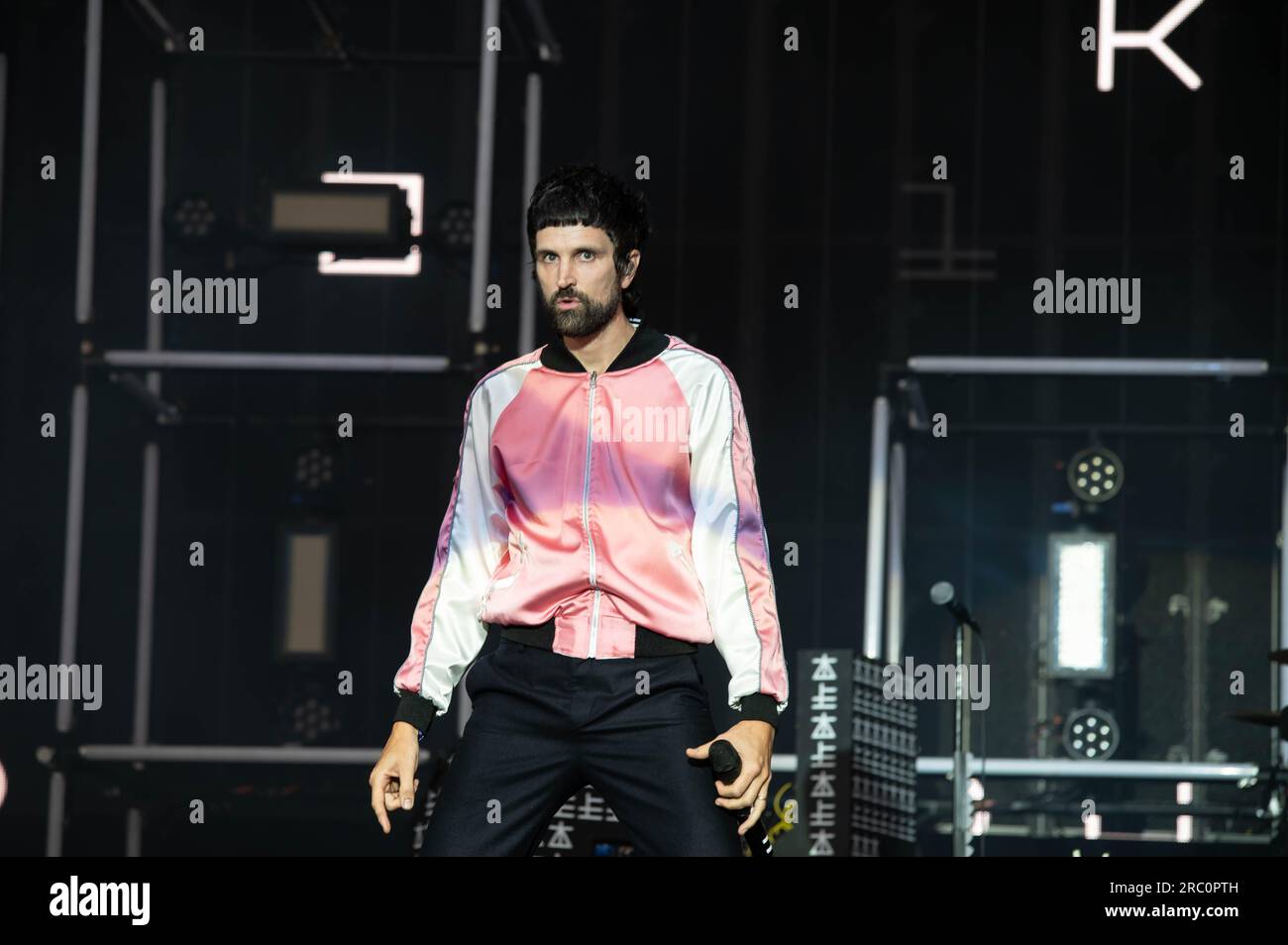 Sergio Pizzorno of Kasabian at TRNSMT 2023 Glasgow Green Glasgow Stock ...