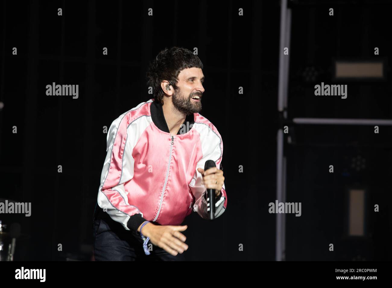 Sergio Pizzorno of Kasabian at TRNSMT 2023 Glasgow Green Glasgow Stock ...