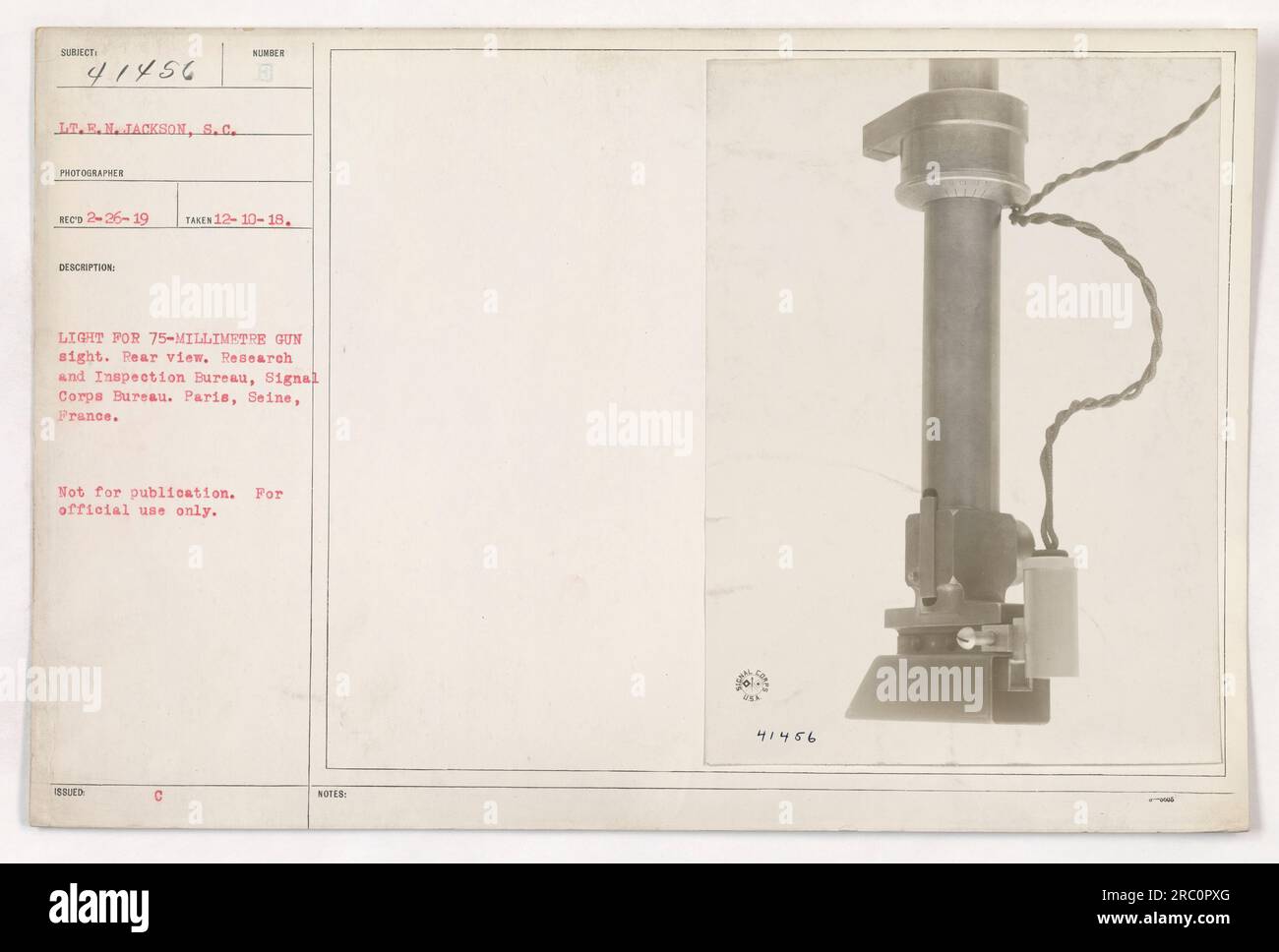 Signal corps bureau hi-res stock photography and images - Alamy