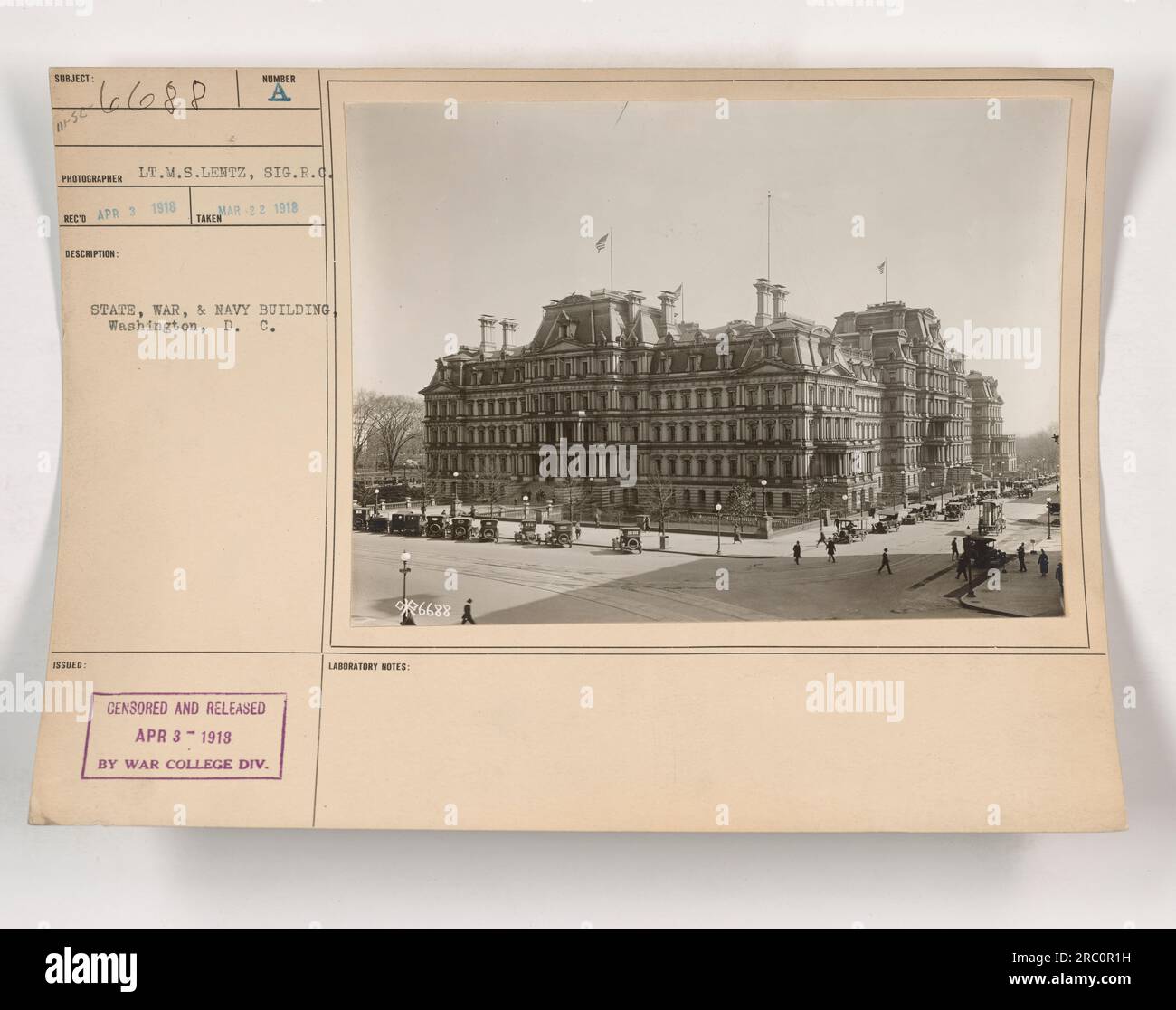 The State, War and Navy Building, also known as the Old Executive ...