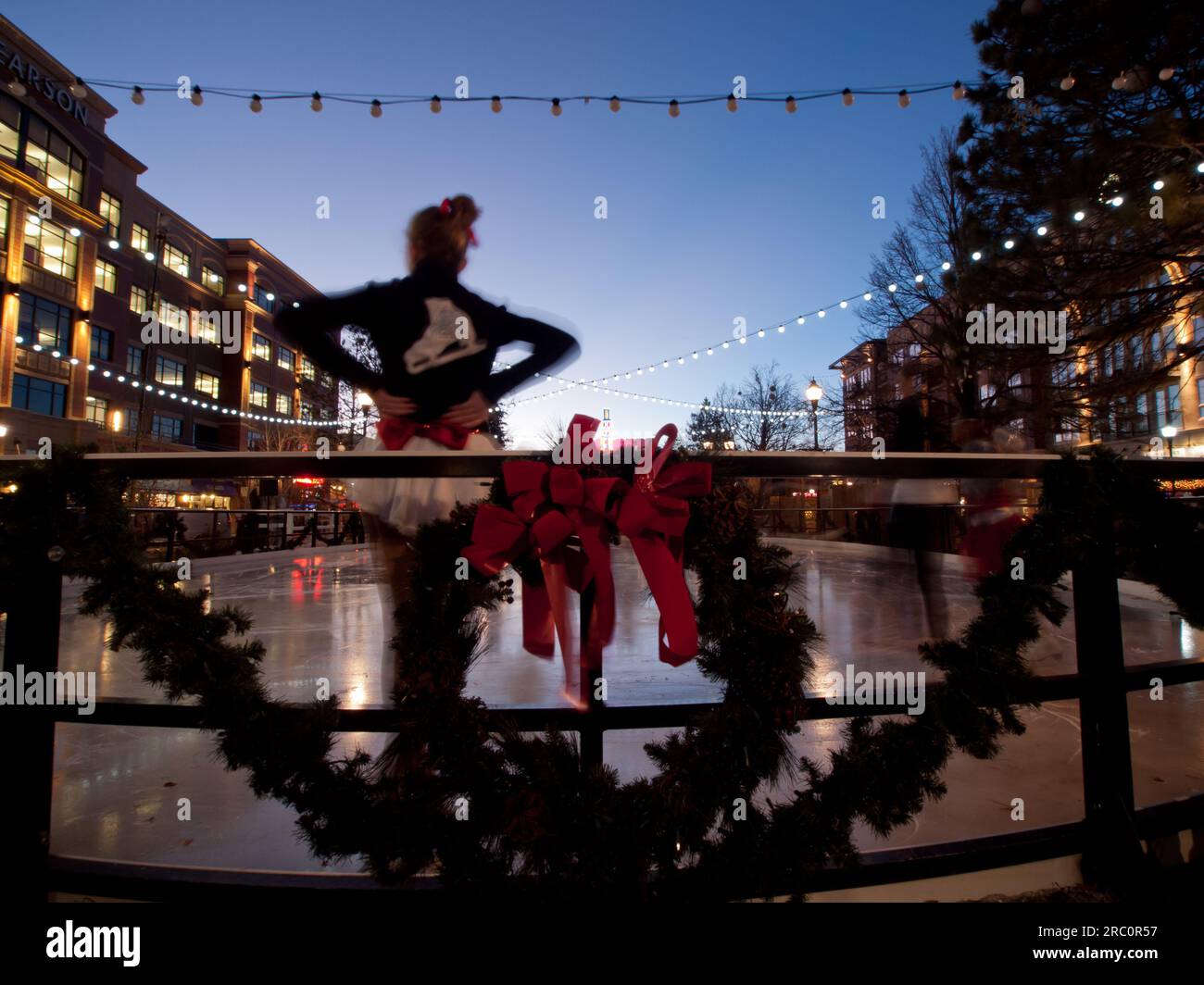 Denver colorado ice skating hi-res stock photography and images - Alamy