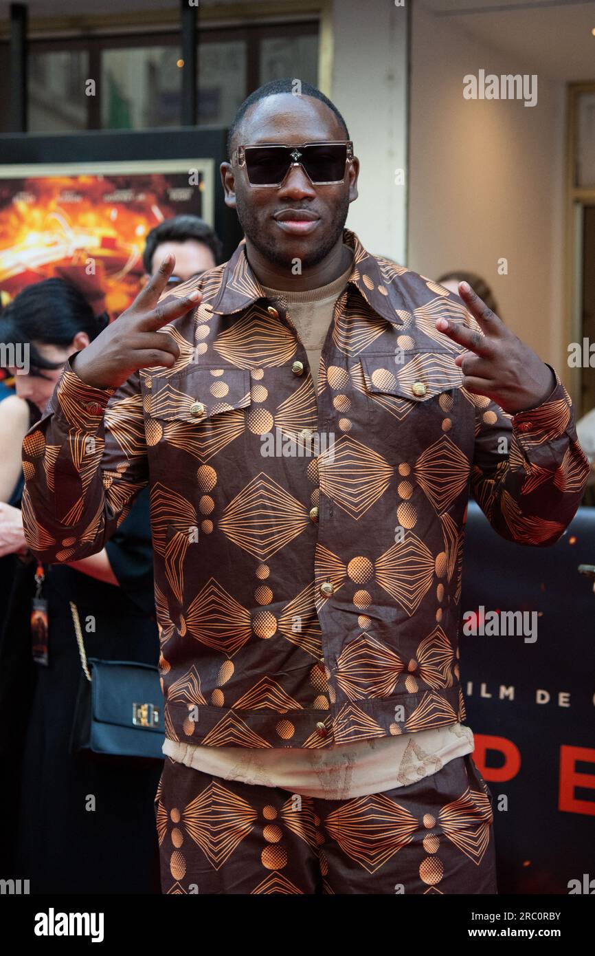 Paris, France. 11th July, 2023. Mokobe attending the Oppenheimer ...