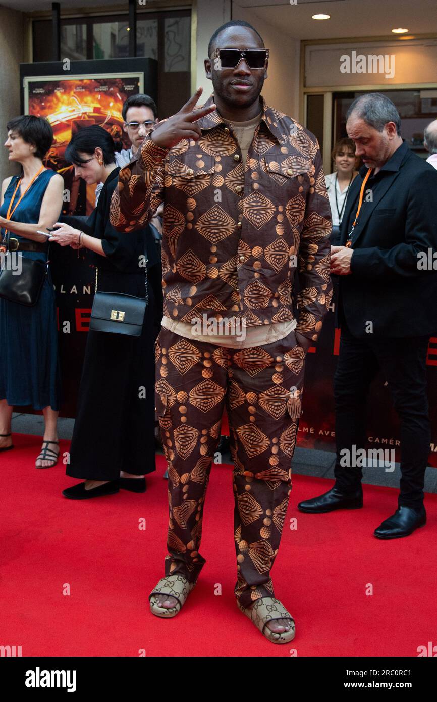 Paris, France. 11th July, 2023. Mokobe attending the Oppenheimer ...