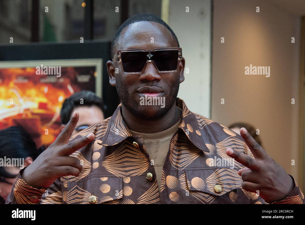 Paris, France. 11th July, 2023. Mokobe attending the Oppenheimer ...