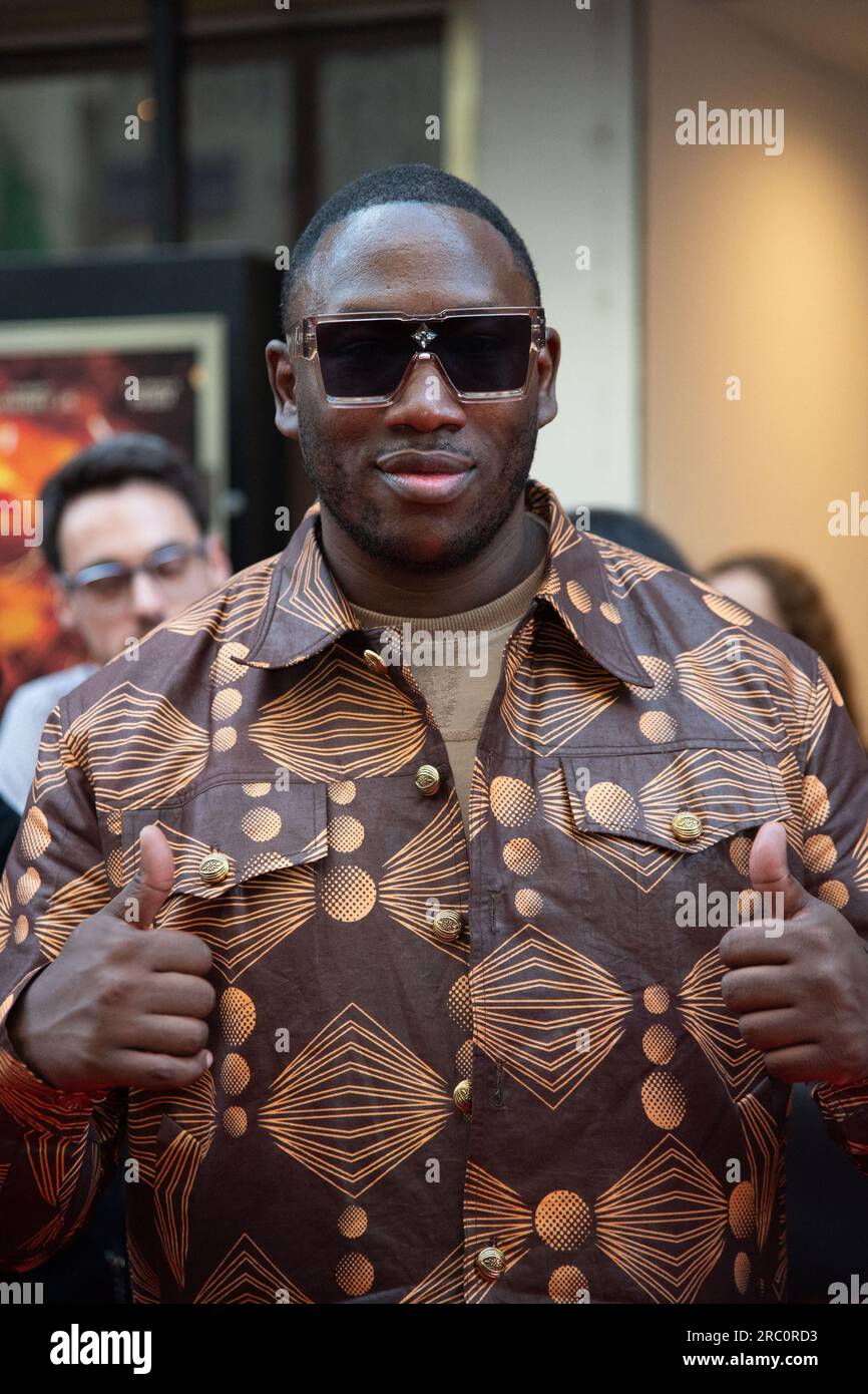 Paris, France. 11th July, 2023. Mokobe attending the Oppenheimer ...