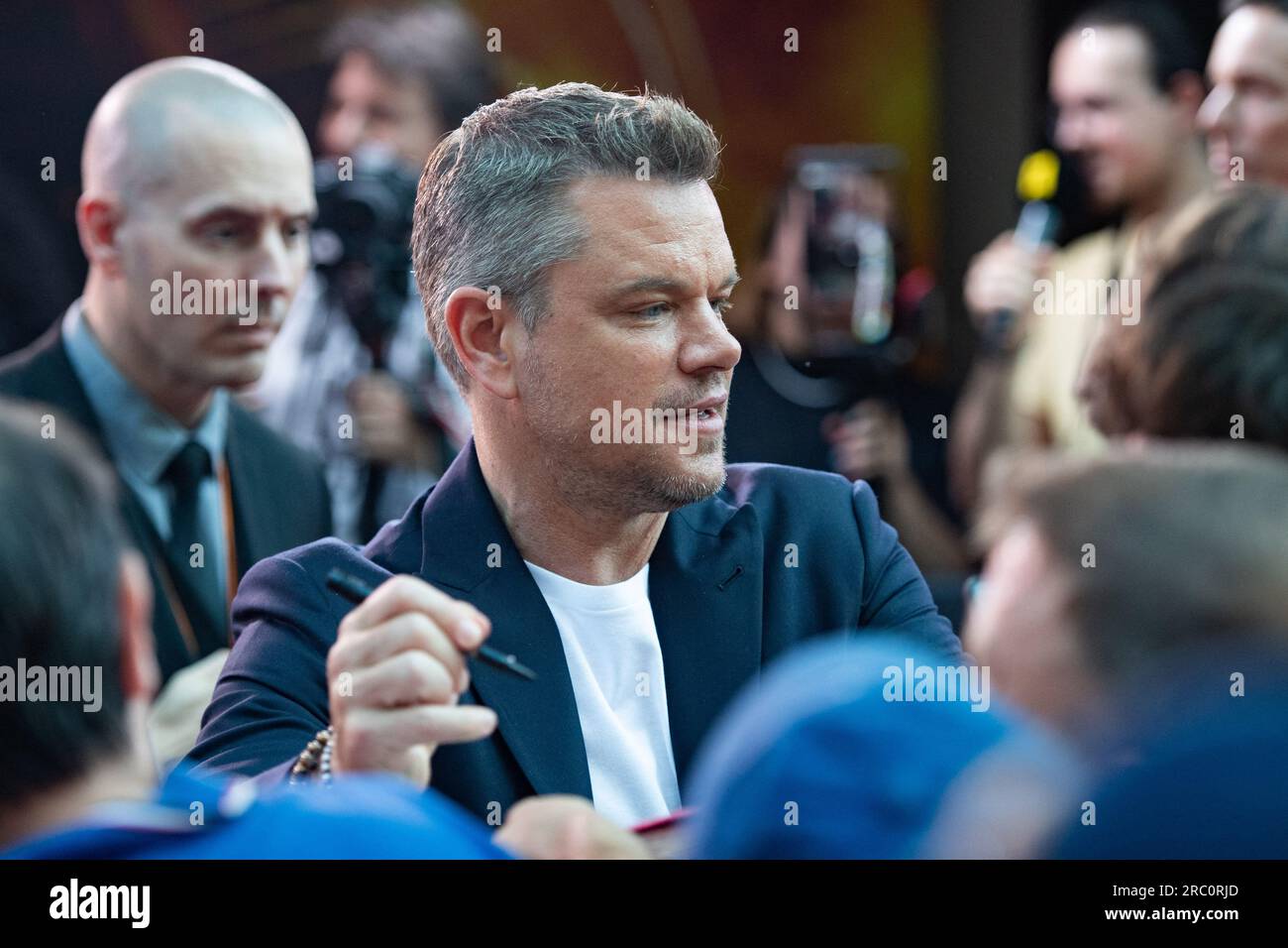 Paris, France. 11th July, 2023. Matt Damon attending the Oppenheimer ...