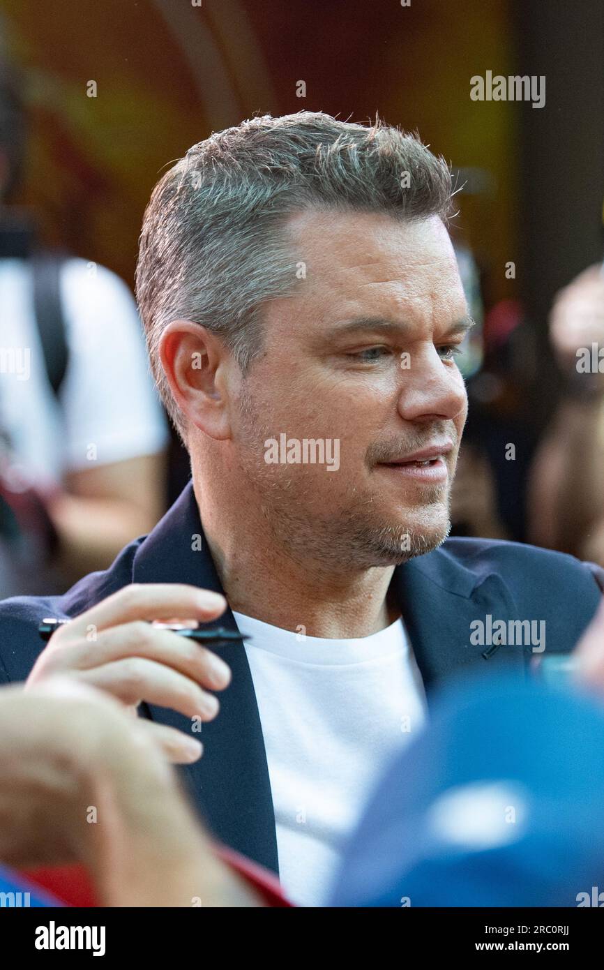 Paris, France. 11th July, 2023. Matt Damon attending the Oppenheimer ...