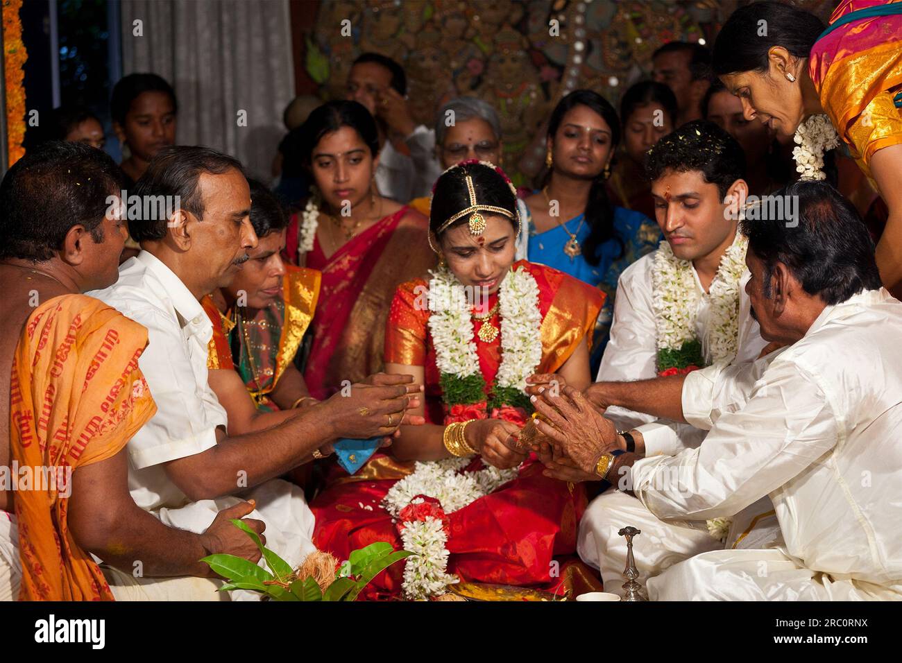 CHENNAI, INDIA - AUGUST 29: Indian (Tamil) Traditional Wedding C Stock Photo - Alamy