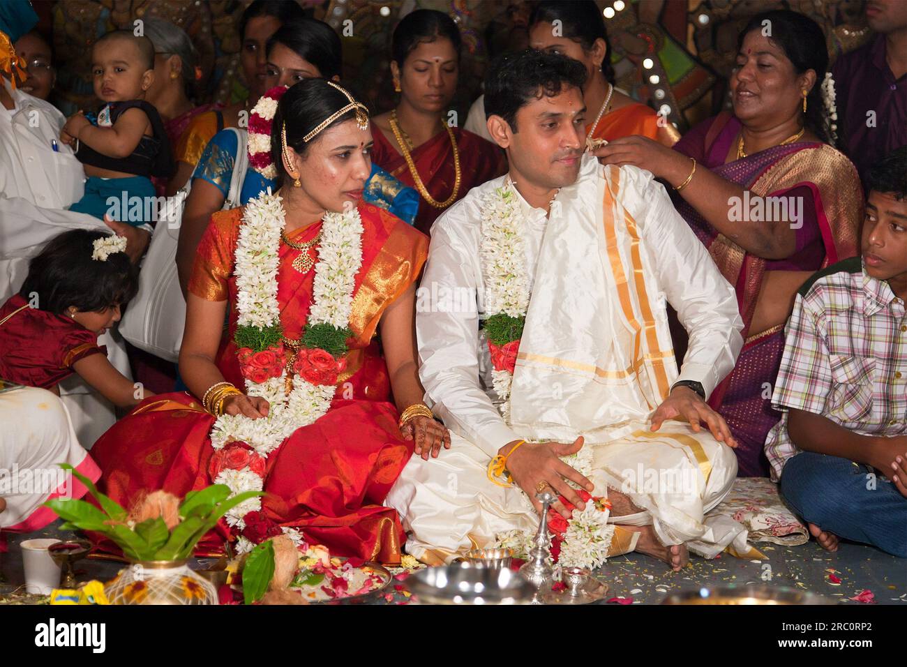CHENNAI, INDIA - AUGUST 29: Indian (Tamil) Traditional Wedding C Stock Photo - Alamy