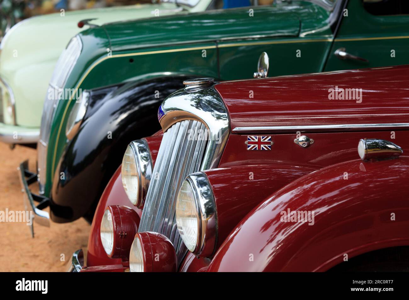 Car grill of Riley (retro vintage car Stock Photo - Alamy